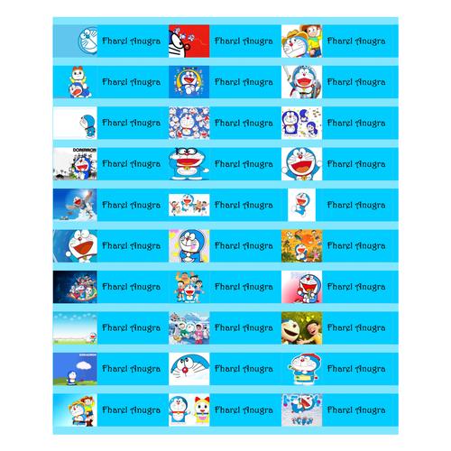Jual Doraemon - Sticker Label Nama Karakter - Jakarta Utara - Angels ...