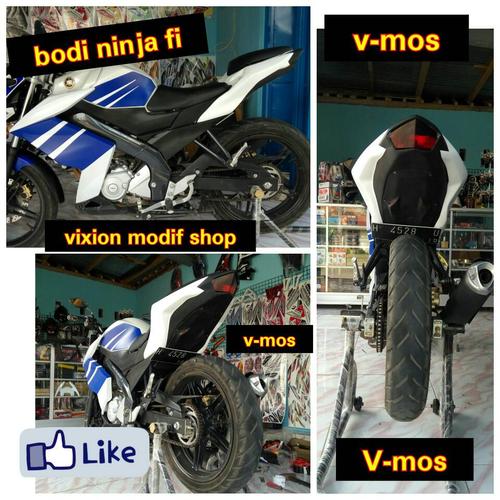 Jual bodi ninja pnp vixion nvl nva single seater buntut ninja - Kab ...