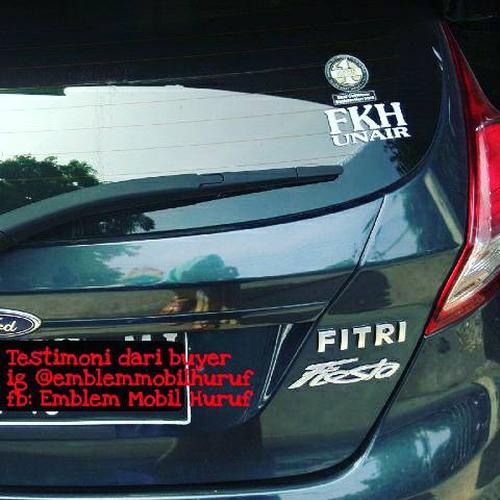 Jual Emblem mobil nama huruf/ angka keren untuk Ford Fiesta - Kab ...
