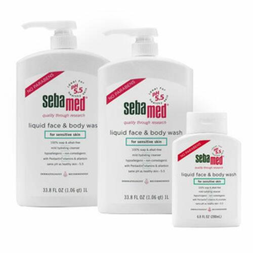 Jual Sebamed 1000ml liquid face & body wash 1 liter lt for sensitive ...