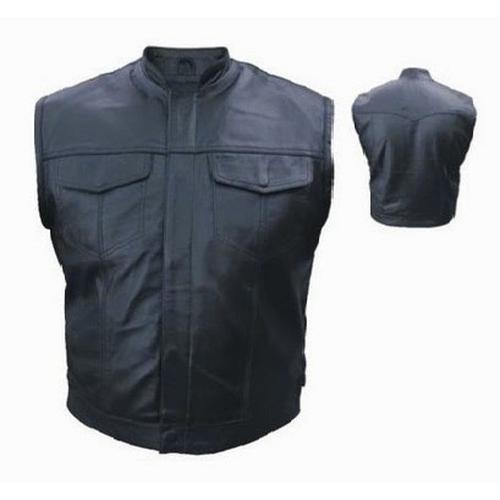 Jual Rompi Pria touring, Rompi Pria Bikers, Rompi kulit hitam, rompi ...