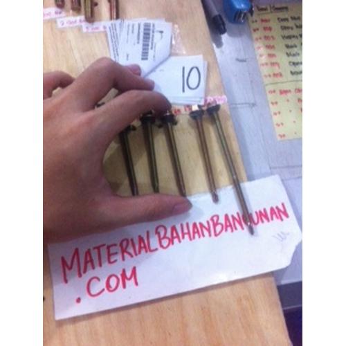 Jual paku mur roofing atap asbes baja ringan 6,5 cm diameter kepala 1,2 ...