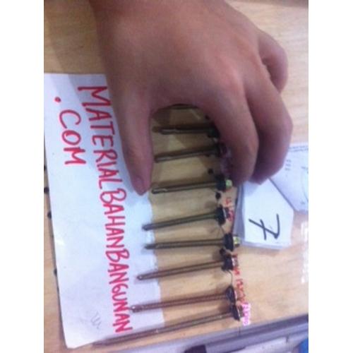 Jual paku mur roofing atap asbes baja ringan 5 cm diameter kepala 1,2 ...