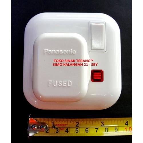 Jual OB Stop Kontak AC SET PANASONIC + Saklar ON OFF + FUSE 16A 250V ...