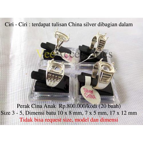 Promo Ring / Emban / Ikat Cincin Perak Cina Anak Cicil 0% 3x - Kota ...