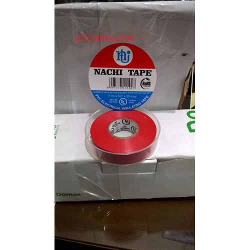 Jual Isolasi Listrik Merek Nachi Electrical Insulating Tape Red (Merah ...