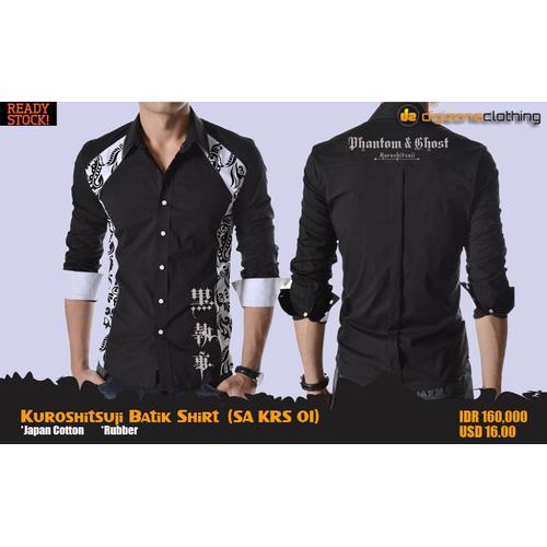 Jual Kuroshitsuji Batik Shirt (Kemeja Anime Batik) - Kota Yogyakarta ...
