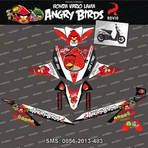Jual Stiker Striping Honda-vario-angry-bird-space 1 Spec B - Kota Depok ...
