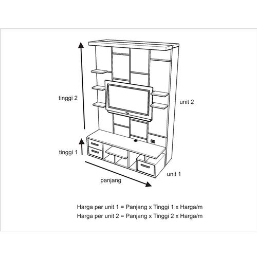 Jual Cara Menghitung Harga Rak TV - Kota Semarang - Furniture Semarang ...
