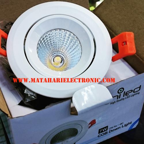 Jual Ceiling Downlight LED COB Hiled 7 watt - Warm white GRS 2thn ...
