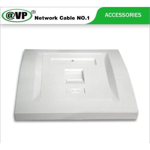 Jual AVP RJ45 Single Faceplate (AVP-86x86SF), without modular keystone ...