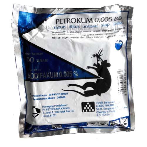 Jual Petrokum 0,005 BB - Rodentisida Antikoagulan - Racun Tikus - 100 ...