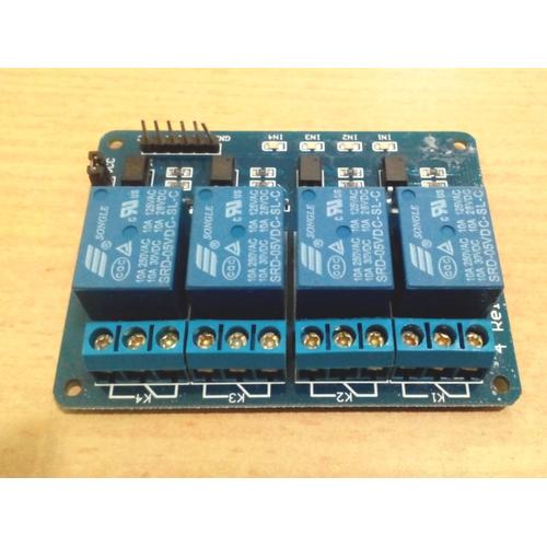 Jual Modul relay 4-channel 5VDC Arduino compatible - Kota Surabaya ...