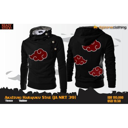 Jual Akatsuki Harajuku Style Hoodie (Jaket Anime Naruto - JA NRT 39 ...