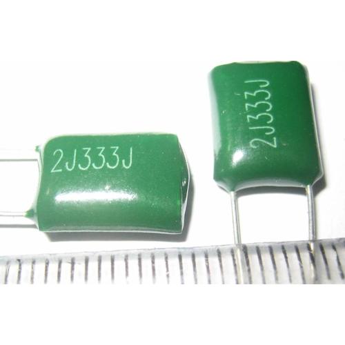 Jual Kapasitor Polyester Hijau (Milar) 0,033uf 630v (2J333J) - Kota ...