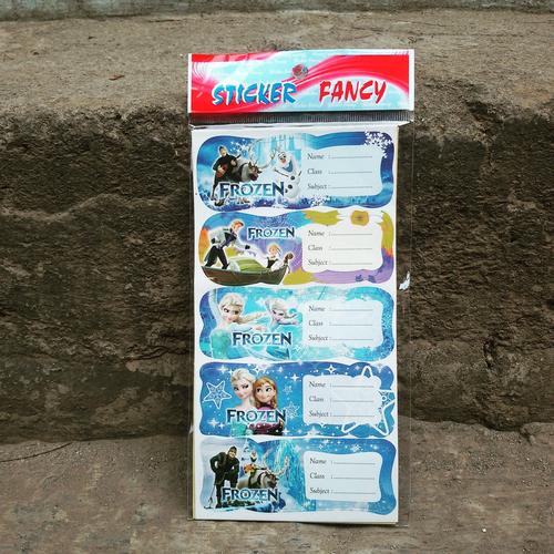 Jual Stiker Label Nama Frozen - Stationery Frozen - Sticker Frozen ...