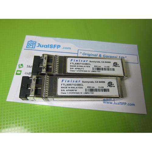 Jual SFP+ 10 GE SFP-10G-SR Finisar Multi mode Garansi 1th - Cisco ...