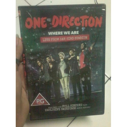 Jual DVD ONE DIRECTION " WHERE WE ARE LIVE SAN SIRO STADIUM " - Jakarta ...