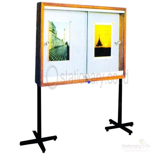 Jual Papan Mading dengan Kaki Standard List Kayu uk. 90 x 180 GM ...