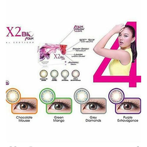 Jual SEPASANG SOFTLENS X2 BIO FOUR NORMAL DAN BISA MINUS - Jakarta ...