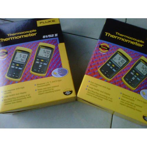 Jual Fluke 52II Dual Input Digital Thermometer fluke 52 seri 2 fluke 52 ...
