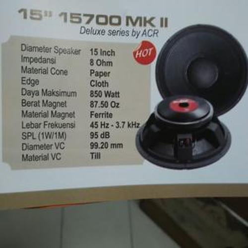 Jual speaker acr 15" deluxe 15700 original - Jakarta Pusat - Doremi.Musik | Tokopedia
