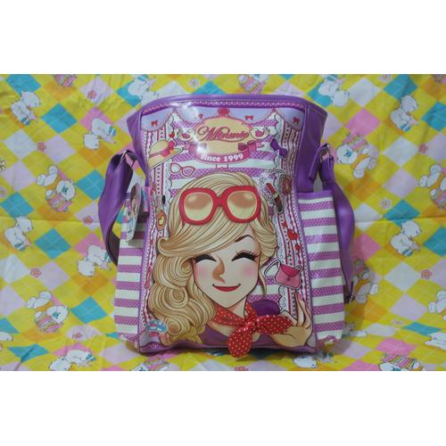 Jual Tas Slempang Anak Two Pocket MVT233 Minmie Import Thailand ...