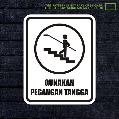 Jual WSKPC188 Sticker K3 Safety Sign Warning Sign Gunakan Pegangan ...
