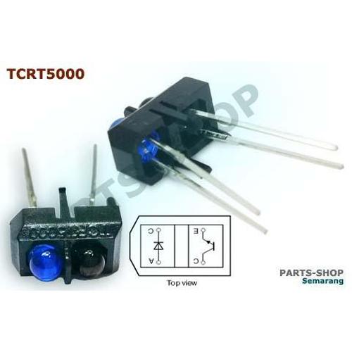 Jual TCRT5000 TCRT5000T REFLECTIVE LED INFRA RED PHOTO TRANSISTOR ...
