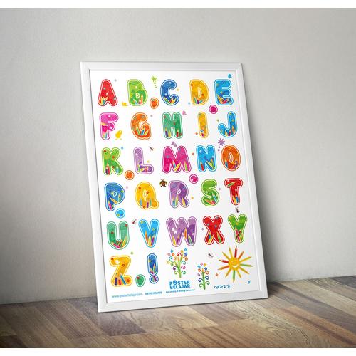 Jual Poster Belajar Alphabet Tipe 17 - Tipe 20 - Kota Serang - Toko ...