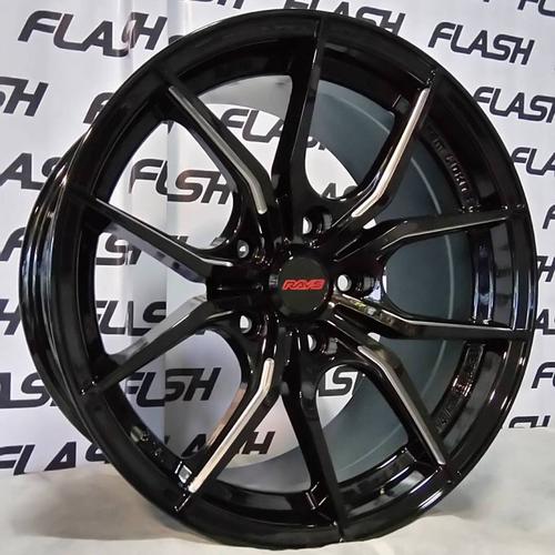 Jual velg ring 16 rays pcd 5x114 black polis miling velg mobil murah ...