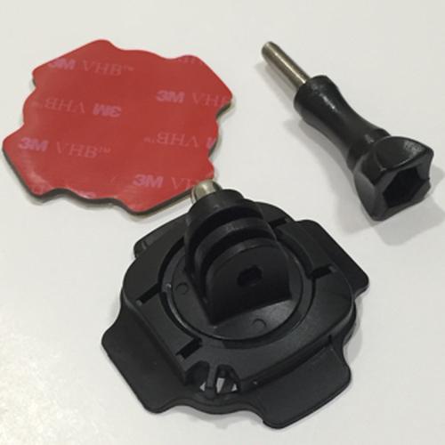 Jual GoPro 360 helmet rotatable curved tripod mount with 3m adhesive ...