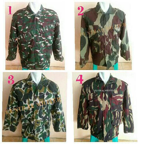 Jual jaket loreng TNI/jaket doreng militer/jaket army/jaket doreng ...
