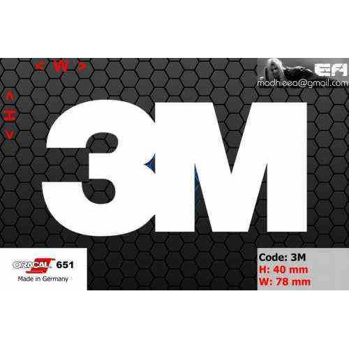Jual ea cutting sticker / decal Code: 3m ( sponsor logo ) - Jakarta ...