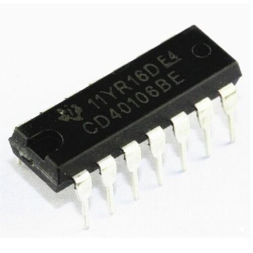 Jual CD40106 CD40106BE 40106 DIP-14 HEX SCHMITT TRIGGER IC - Kab. Bogor - elektromantok | Tokopedia