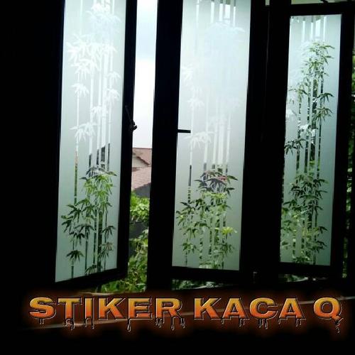 Jual stiker kaca motif cutting bambu - Kota Bekasi - stiker kaca qu ...
