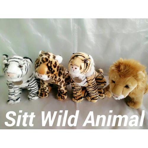 Jual boneka sitt wild animal Lion Singa Leopard Harimau Tiger Macan ...