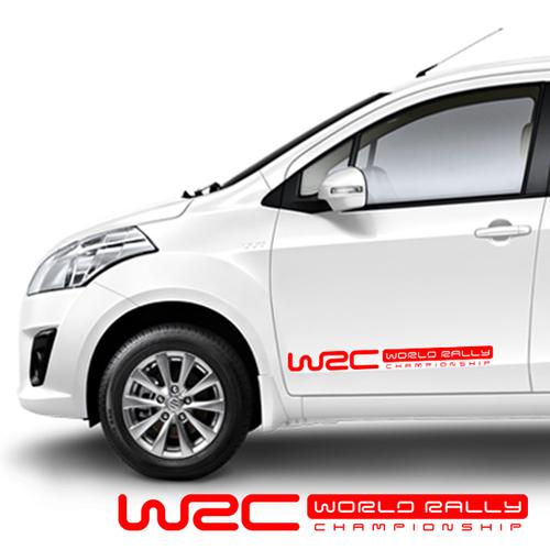 Jual Stiker Kaca Depan Mobil WRC Cutting Sticker Racing Kaca Belakang ...