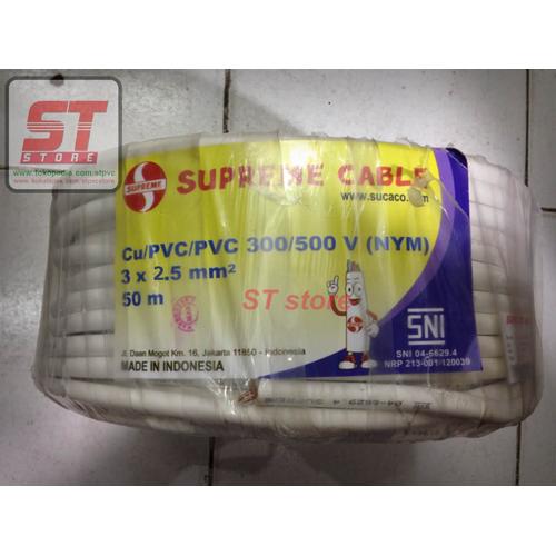 Jual Kabel NYM 3x2,5mm / 3x2.5mm Supreme Roll / 50meter - Jakarta Pusat ...