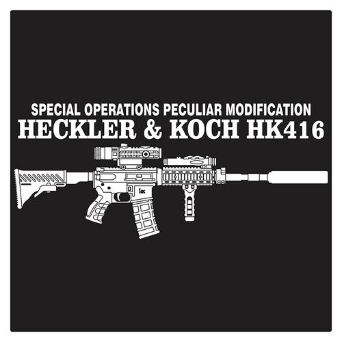 Jual Kyle Heckler & Koch HK416 SOPMOD 1 Cutting Sticker - Kota Bandung ...