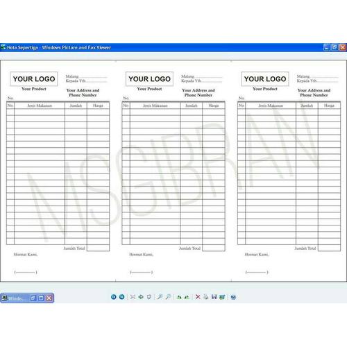 Jual Buku Nota / Bon / Cetak Nota (Rangkap 3) 3 ply - Kota Malang ...