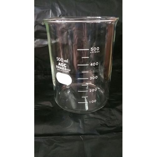 Jual Beaker Glass gelas piala laboratorium 500ml Iwaki Asahi - Jakarta ...