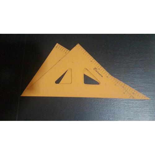 Jual Penggaris Segitiga kayu - Jakarta Utara - Lab Aku | Tokopedia
