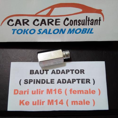 Jual Baut Adaptor ( Spindle Adapter ) dari ulir M16 (female) ke M14 ...