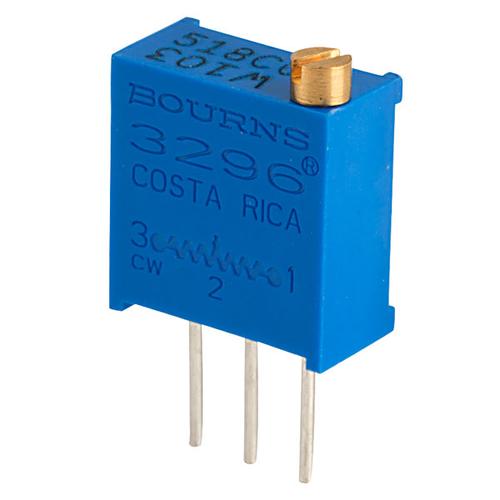 Jual 1K 5K 20K 50K 100K Trimmer Multiturn Potentiometer Trimpot 3296W ...