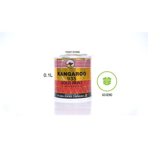 Jual CAT MINYAK / BESI MERK KANGAROO (KANGGURU) WARNA EMAS/ GOLD 0,1 ...