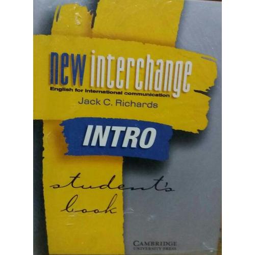 Jual New Interchange Intro Student's Book - Jakarta Pusat - TB. PABONA ...