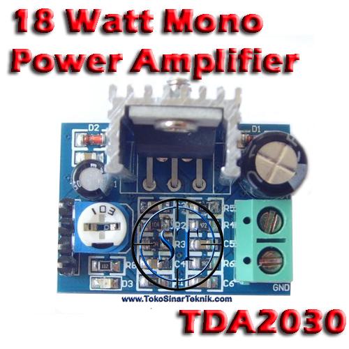 Jual Kit TDA2030 18W Mono + Terminal PCB Input 6 - 12VDC - Kota Serang ...