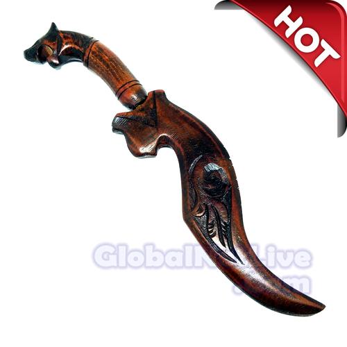 Jual Kujang P25 - Senjata Tradisional Sunda Kuno (Pajangan Hiasan ...