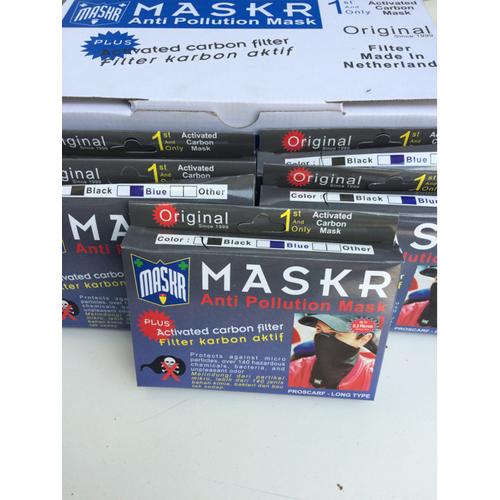 Jual Masker MASKR Anti Debu Asap Dengan Activated Karbon Panjang - Kota ...